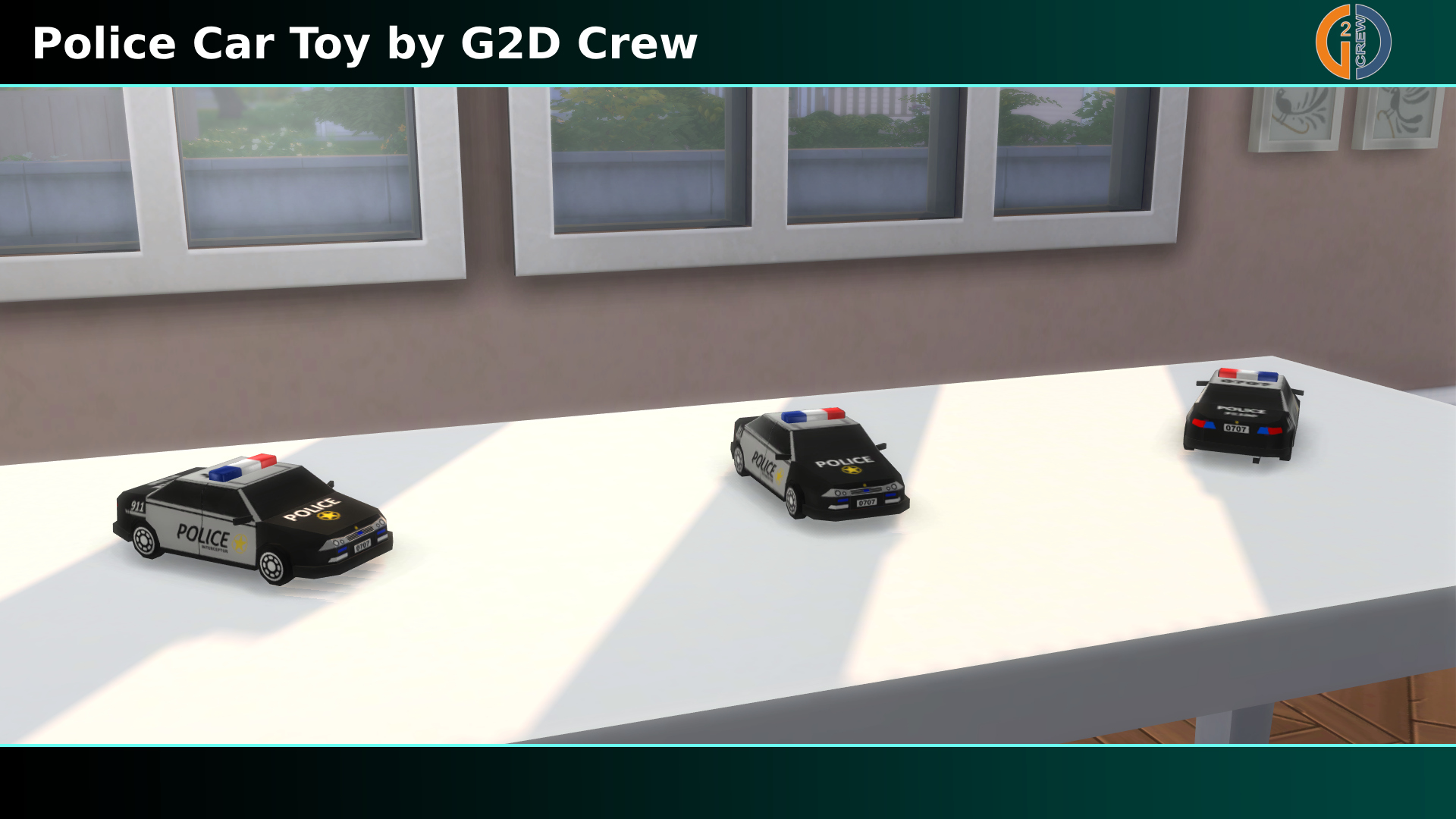 Police Car Toy G2D Crew - Gallery - The Sims 4 Build / Buy - CurseForge