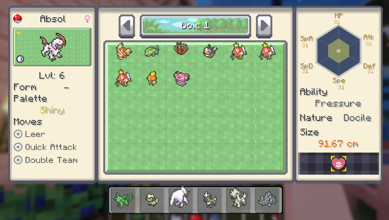 Perfect IV Shiny Starters with more starters! (Pixelmon) - Gallery - Minecraft Data Packs ...