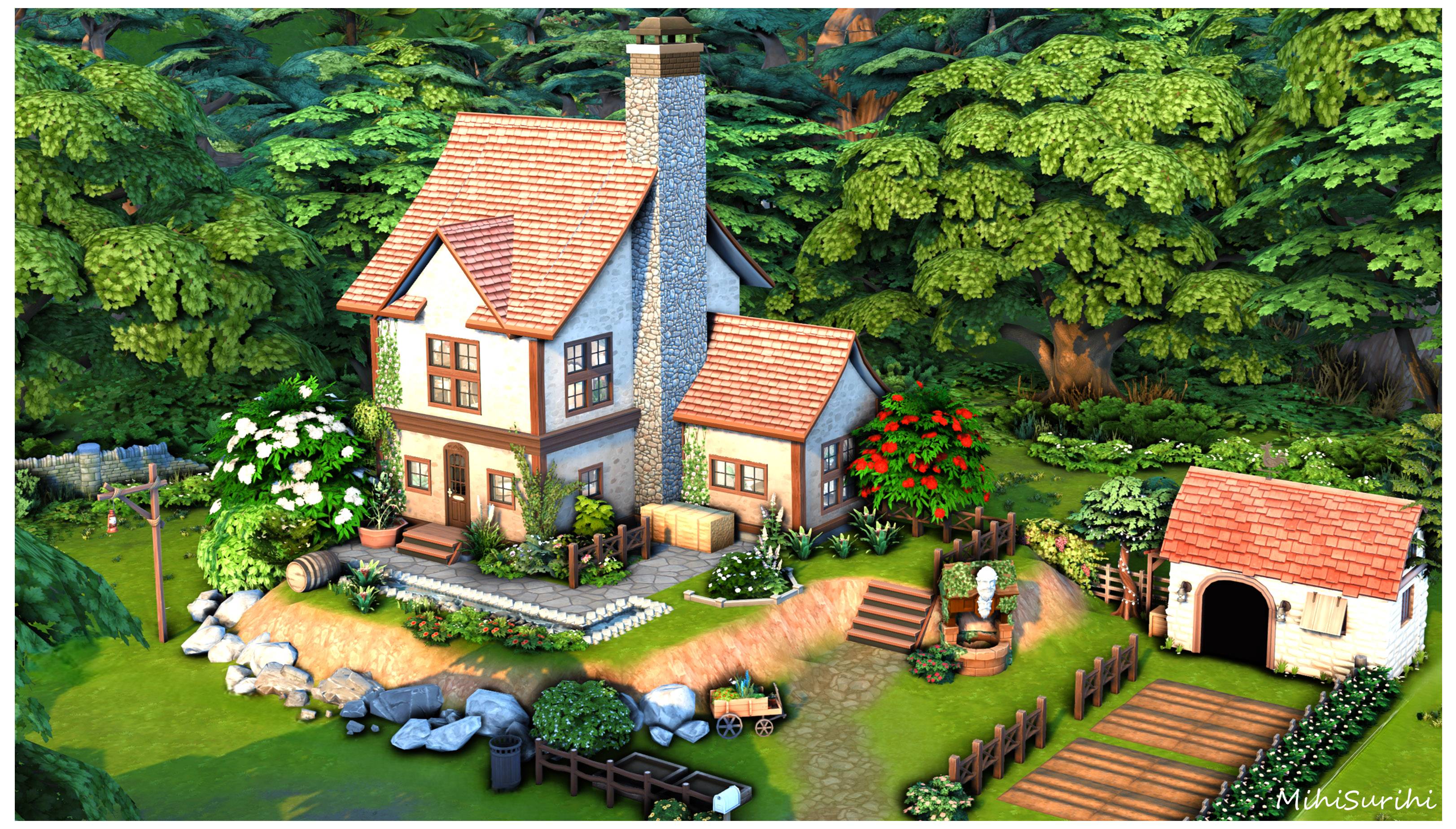 Elsa Cottage NO CC - The Sims 4 Rooms / Lots - CurseForge