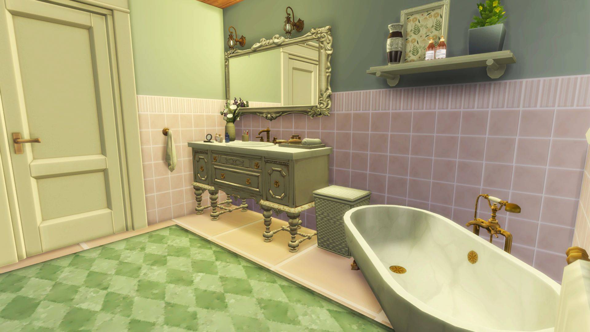 Country Ranch - Bathroom - The Sims 4 Rooms / Lots - CurseForge