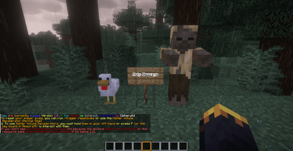 Chisel Me : Player Scaler - Gallery - Minecraft Data Packs - CurseForge
