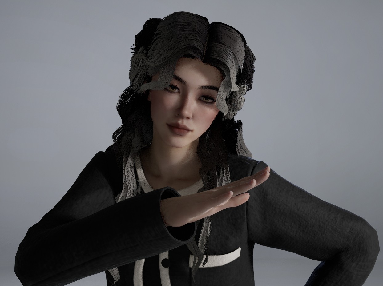 Girlish_hairstyle_6_colors_71D2EF24 - Gallery - inZOI Create a Zoi ...