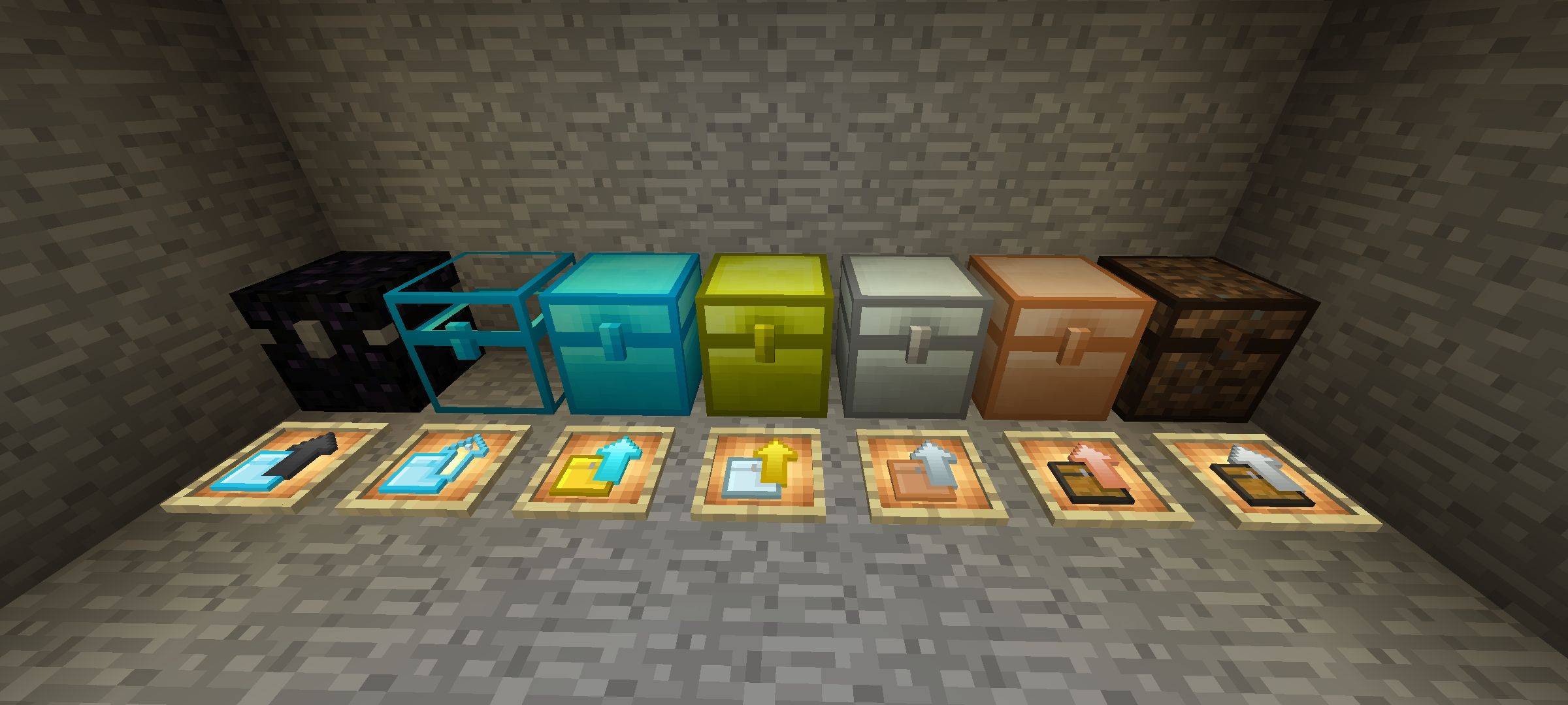 Classic Iron Chests - Gallery - Minecraft Bedrock Addons - CurseForge