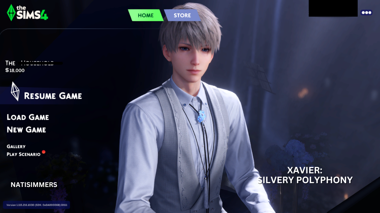 LADS: Xavier ( 沈星回 ) Silvery Polyphony Main Menu Override - Gallery ...