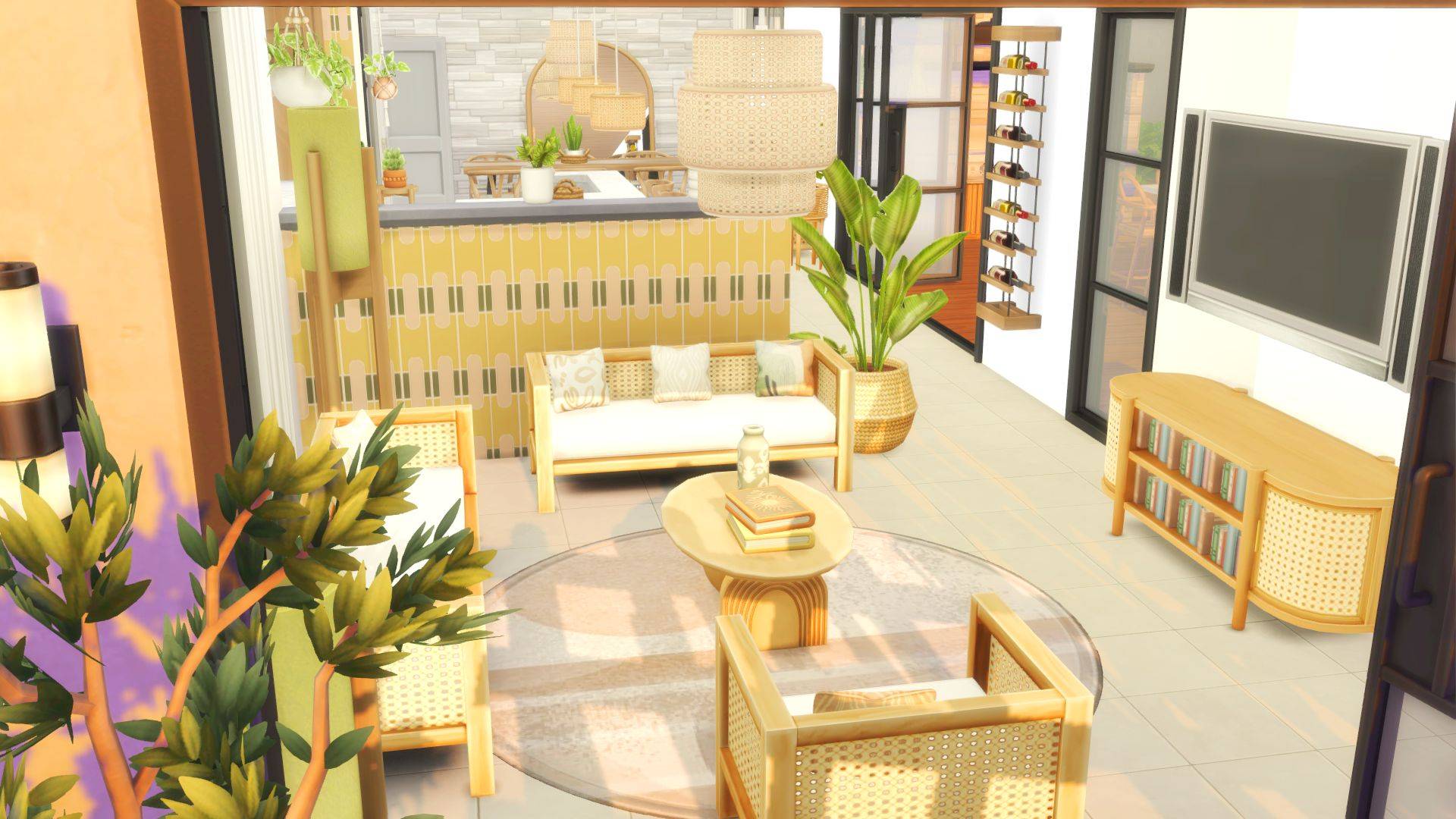 Everyday's A Holiday - Open Plan Kitchen, Living and Dining - The Sims ...