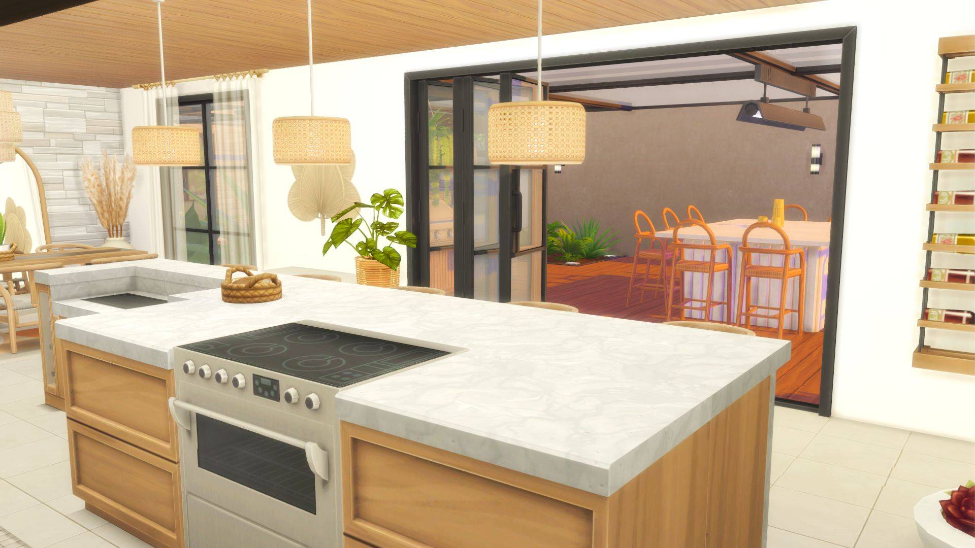 Everyday's A Holiday - Open Plan Kitchen, Living and Dining - The Sims ...