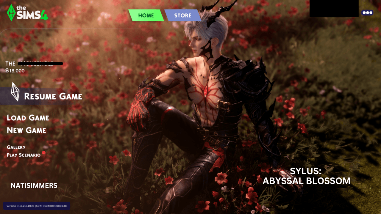 LADS: Sylus ( 秦彻 ) Abyssal Blossom Main Menu Override - Gallery - The Sims 4 Mods - CurseForge