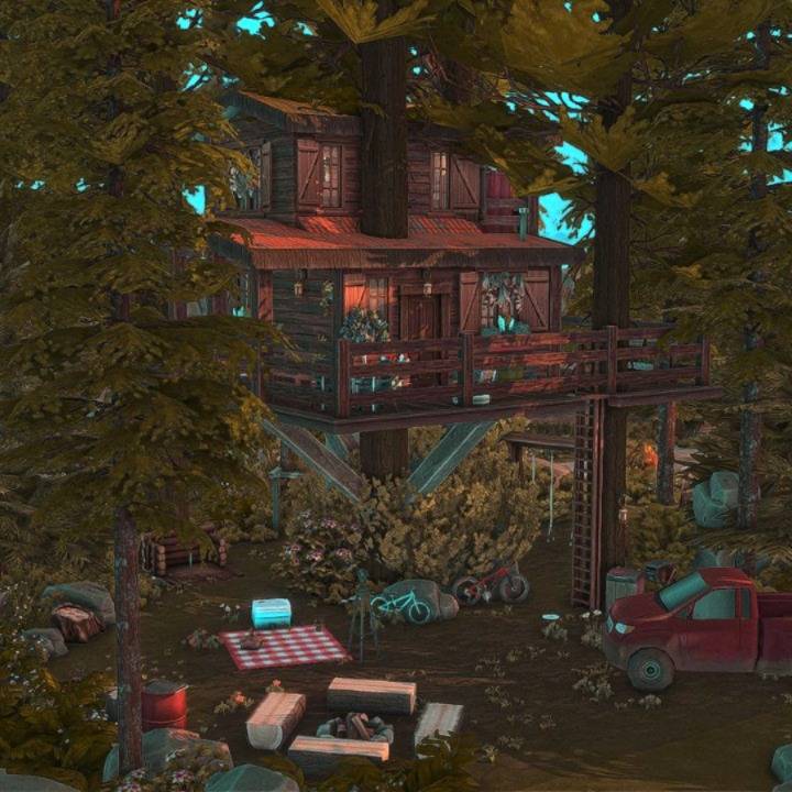 Little Falls Treehouse - Gallery - The Sims 4 Rooms / Lots - CurseForge