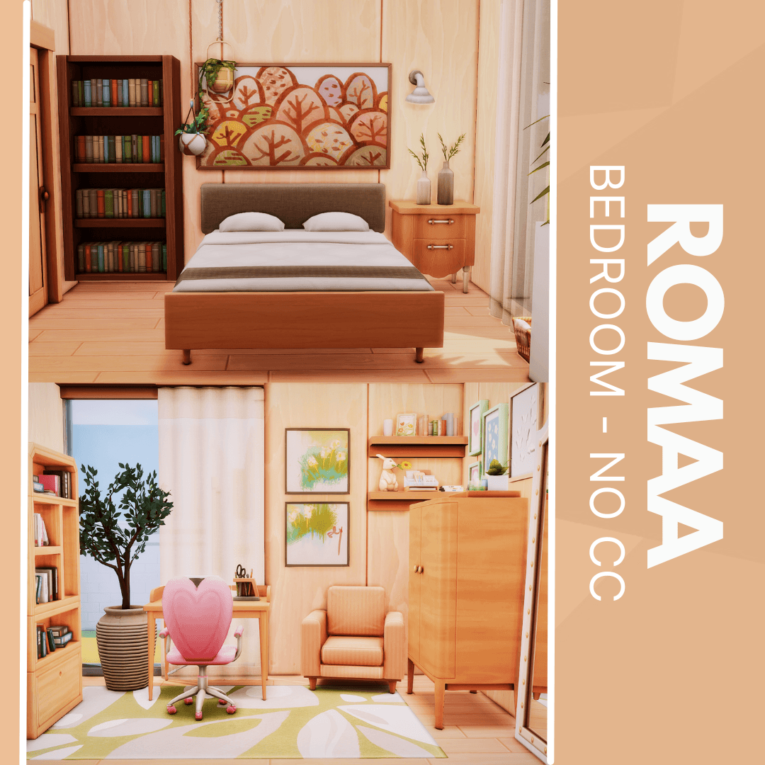 Roma Bedroom - No CC - Gallery - The Sims 4 Rooms / Lots - CurseForge