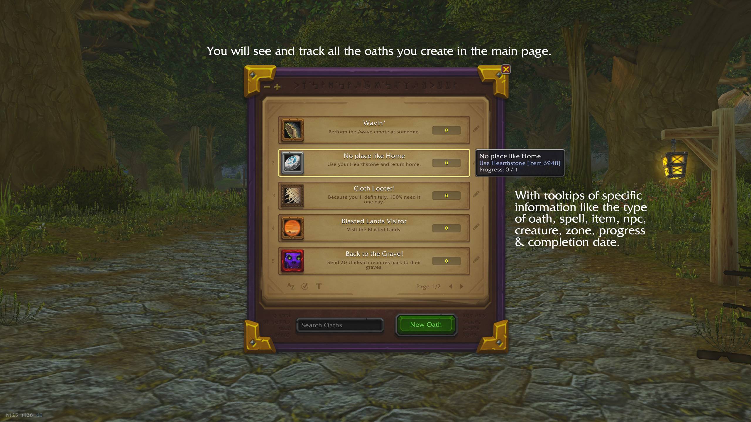 WanderBook - World of Warcraft Addons - CurseForge