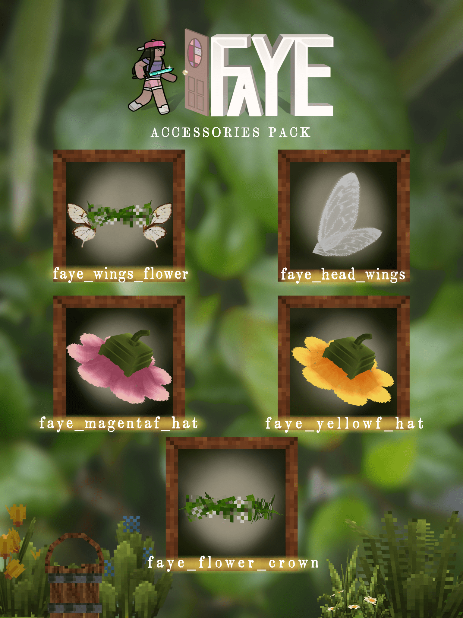 The Faye Pixies Accessories Pack - Gallery - Minecraft Bedrock Addons ...