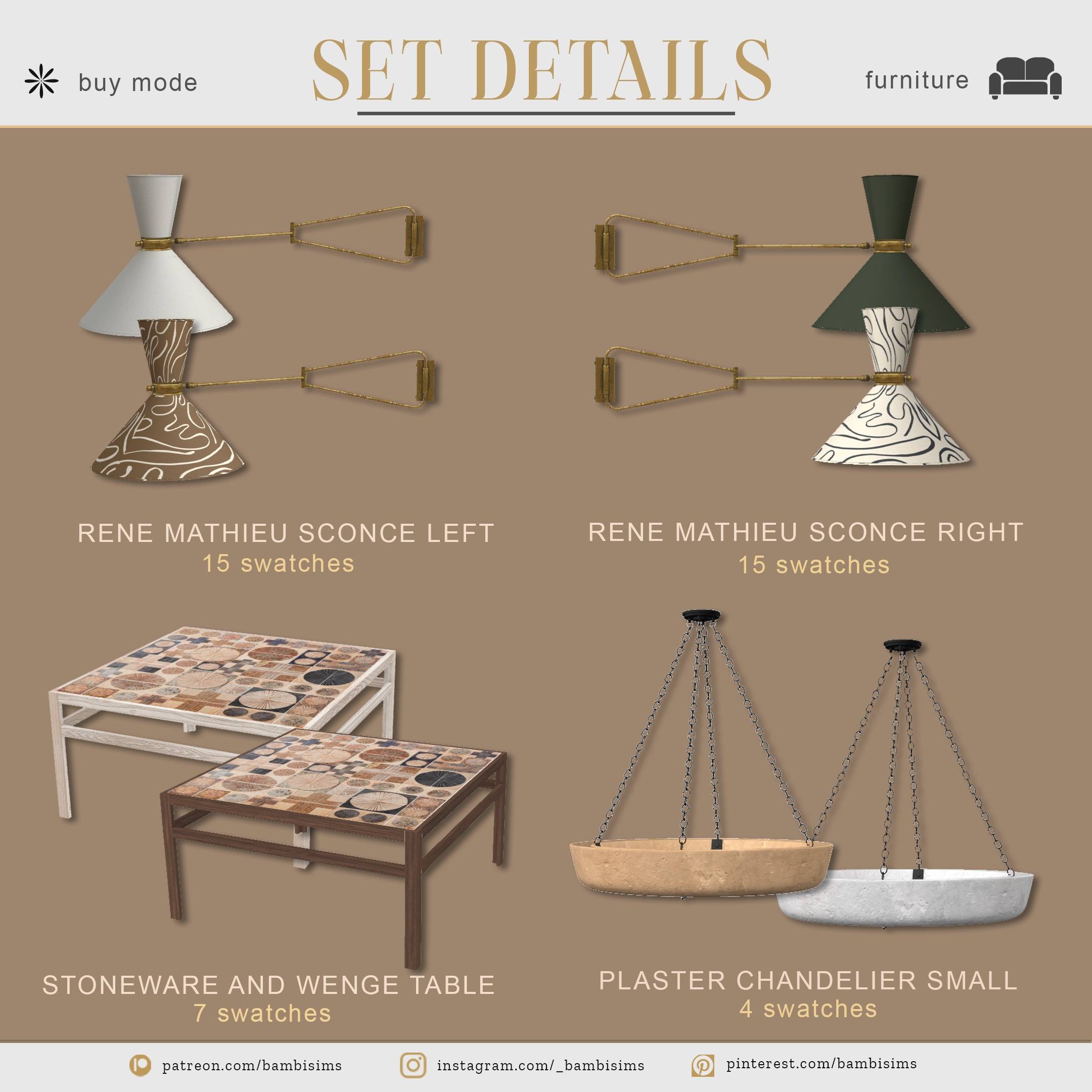 Shermine collection vol.1 - Gallery - The Sims 4 Build / Buy - CurseForge