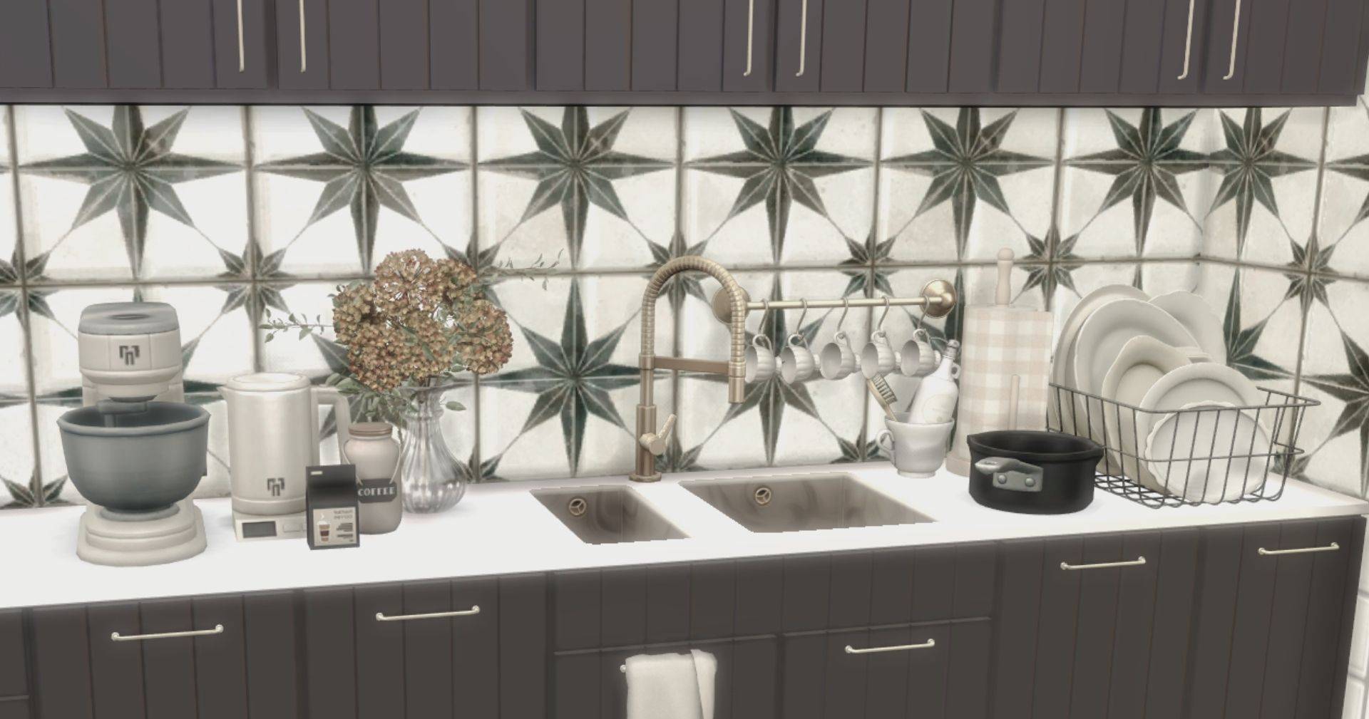 Stella King Star Backsplash - Gallery - The Sims 4 Build / Buy - CurseForge