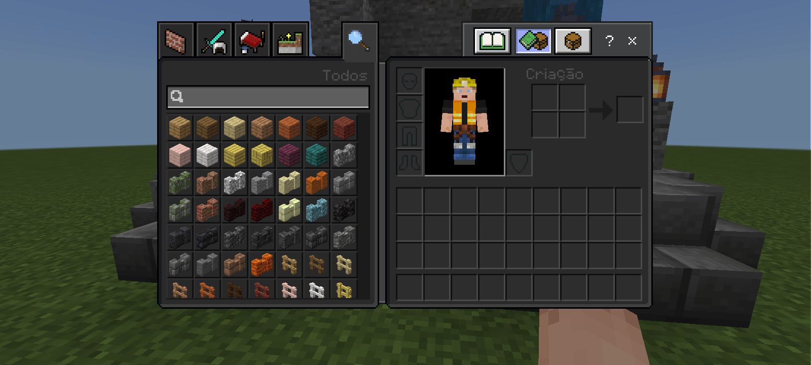 Inventory Dark Mode - Gallery - Minecraft Bedrock Texture Packs ...