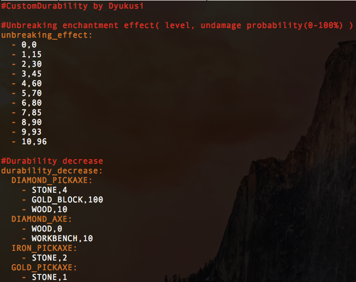 Images Customdurability Bukkit Plugins Projects Bukkit 