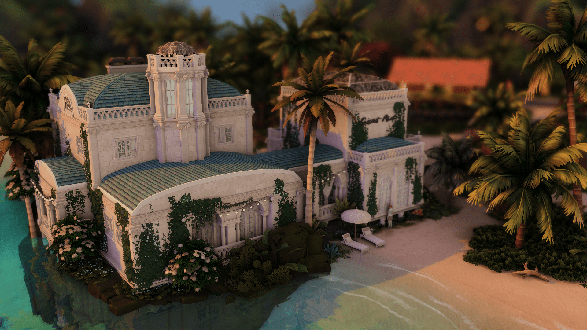 Fantasy Mermaid Coastal Villa in the Summer Court - Gallery - The Sims ...