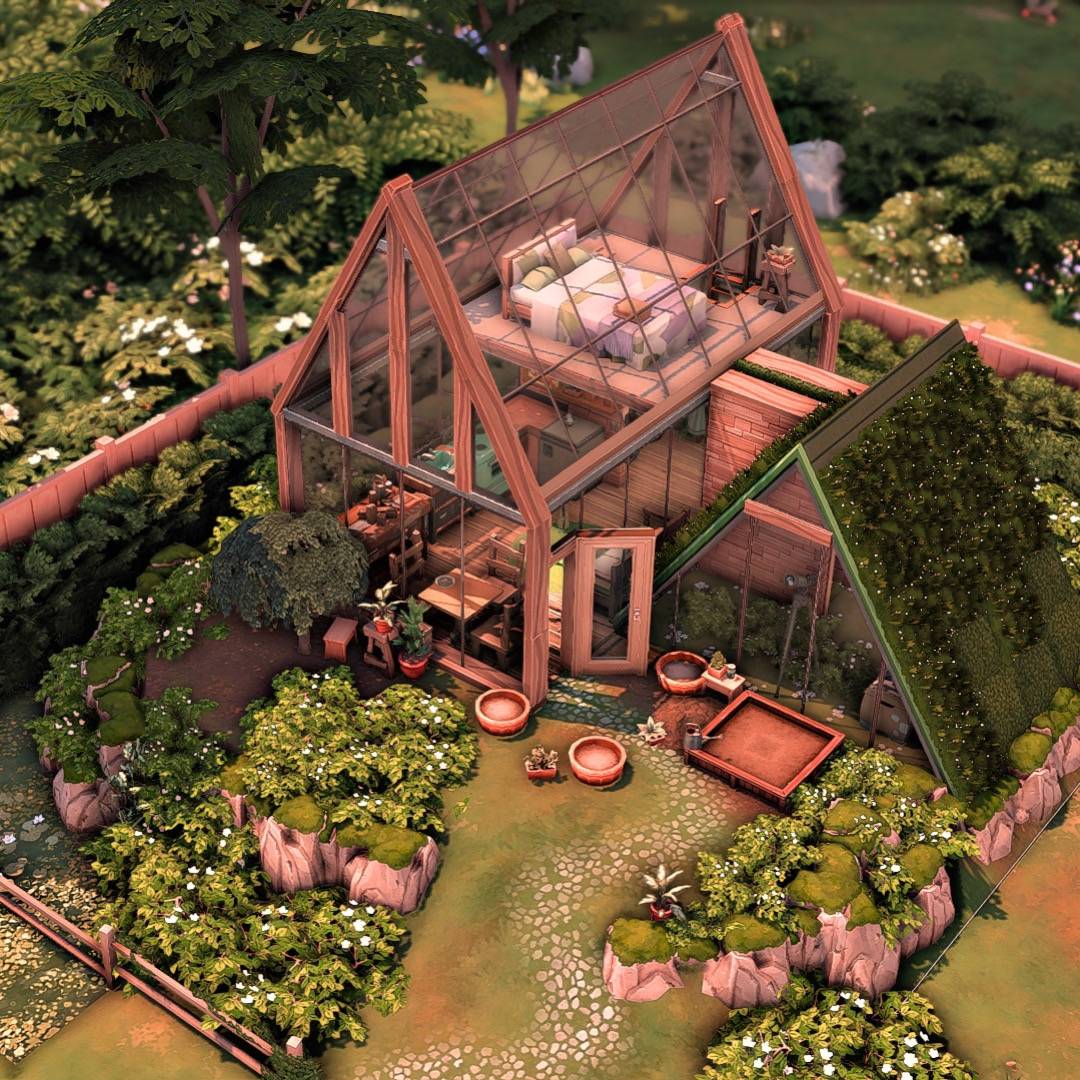 Base Game Plantsims Starter House - Gallery - The Sims 4 Rooms / Lots ...