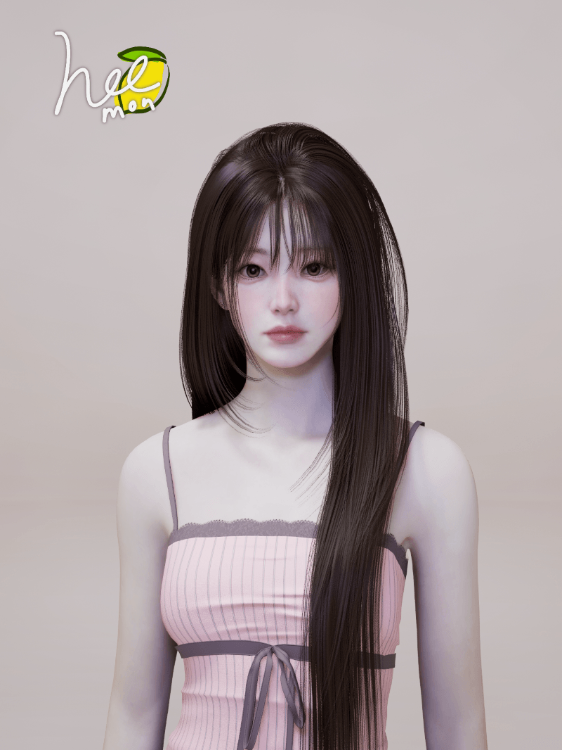 heemon_longstraight_250623 - Gallery - inZOI Create a ZOI - CurseForge