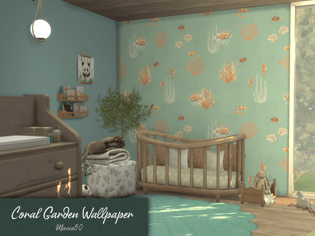 Coral Garden Wallpaper - Gallery - The Sims 4 Build / Buy - CurseForge