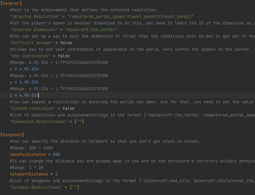 Remastered Portal and Spawning - Minecraft Mods - CurseForge