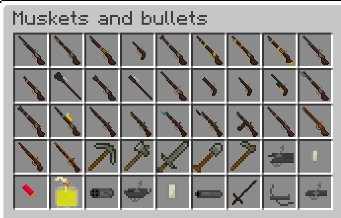 Johannes's Renaissance：Musket Rebirth - Gallery - Minecraft Mods ...