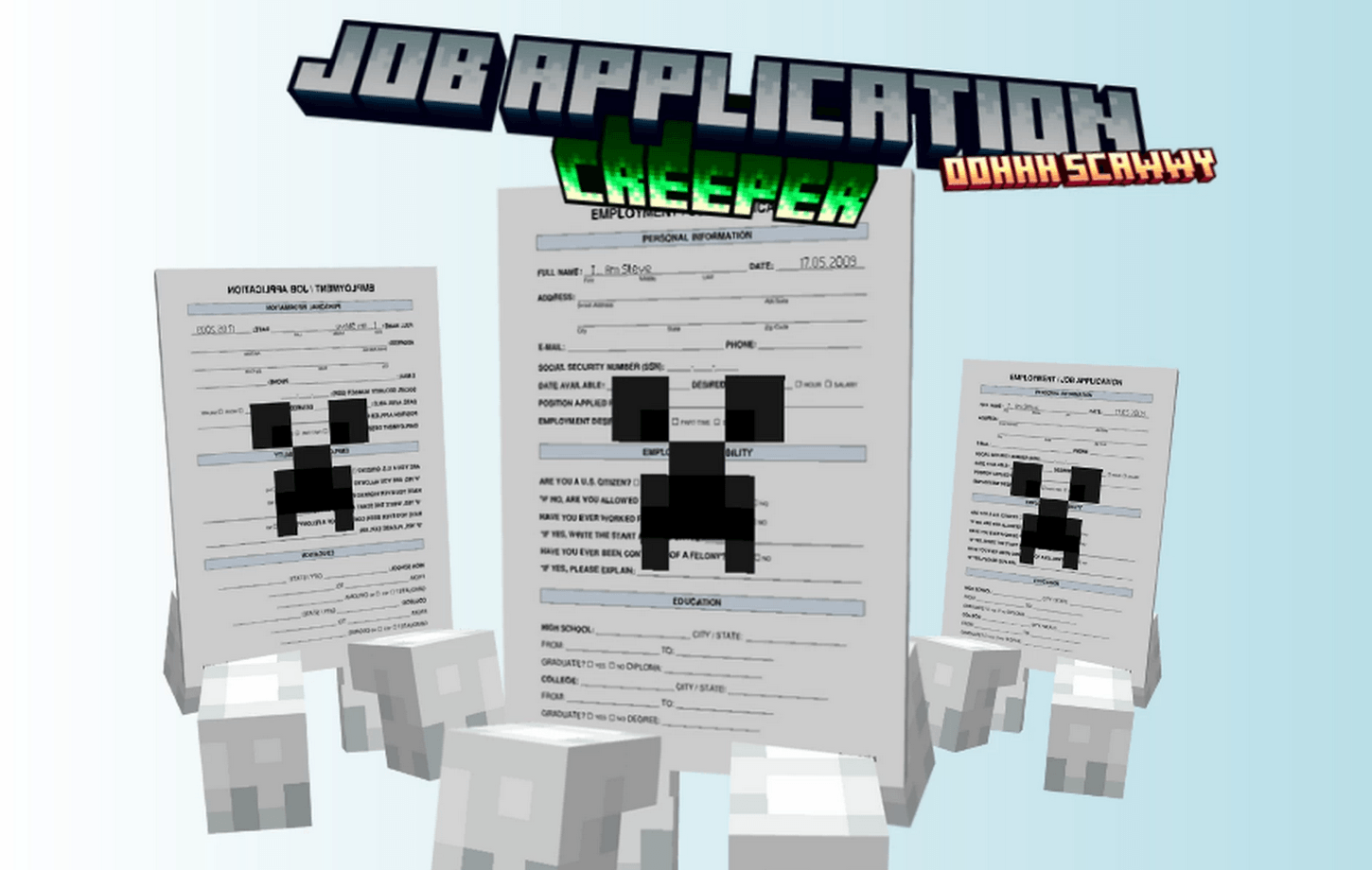 Job Application Creeper - Gallery - Minecraft Resource Packs - CurseForge