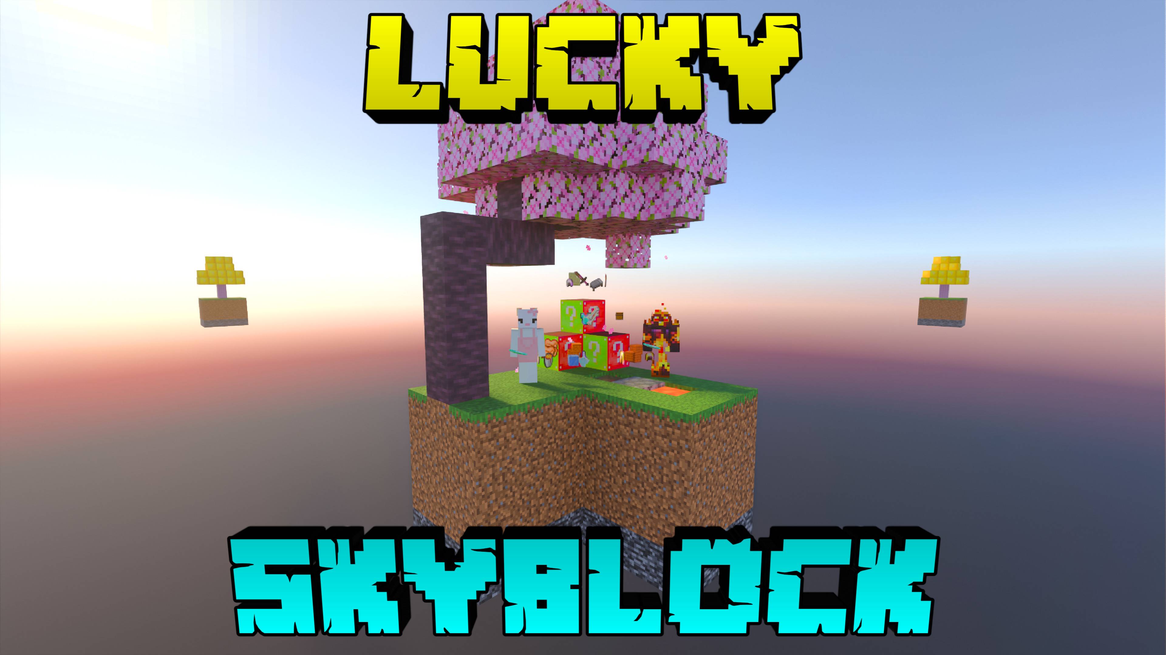 Lucky Flat World V1.2 | Minecraft PE Maps