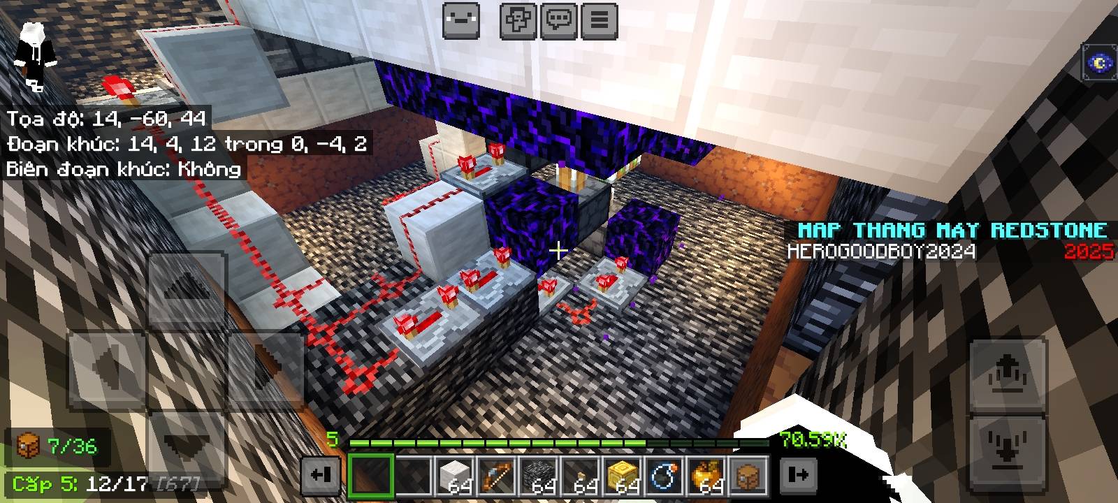 Redstone Elevator Map [MCPEDL] - Gallery - Minecraft Bedrock Maps - CurseForge