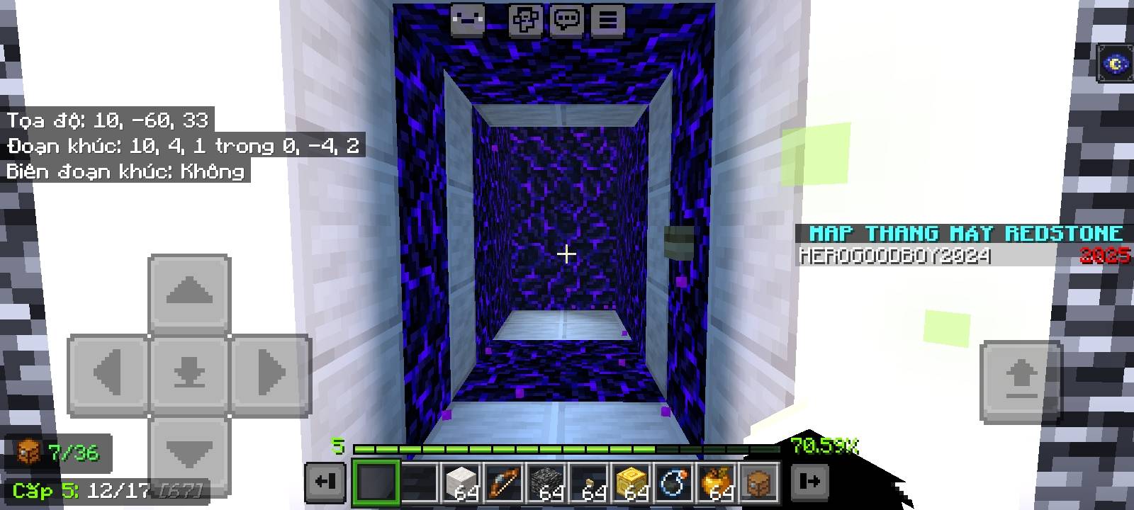 Redstone Elevator Map [MCPEDL] - Gallery - Minecraft Bedrock Maps - CurseForge