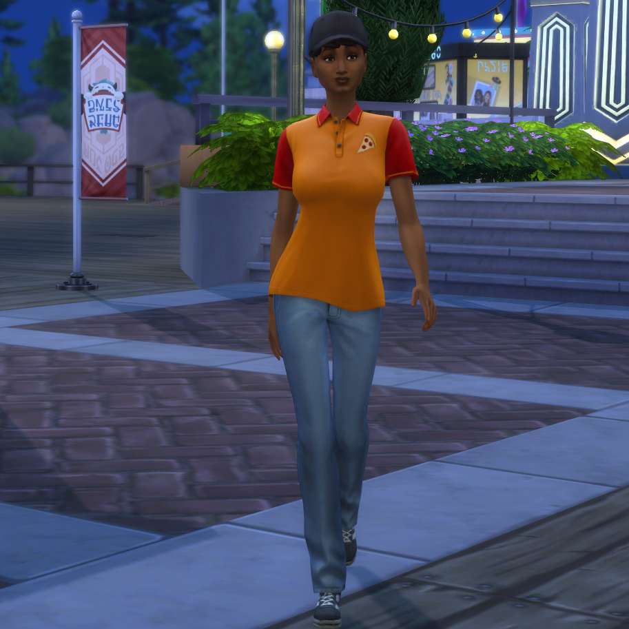 Pizza Delivery Role Outfit Disabled - The Sims 4 Mods - CurseForge