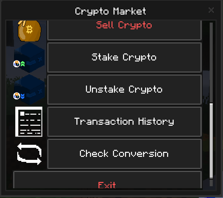 [Realm compatible]Virtual crypt stock market economy system - Minecraft ...
