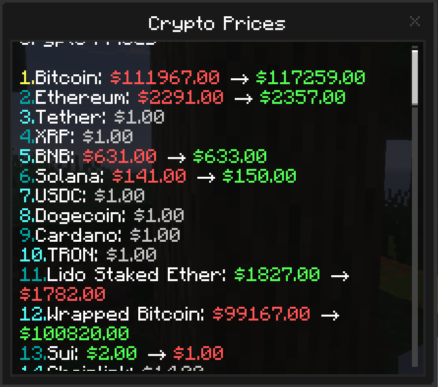 [Realm compatible]Virtual crypt stock market economy system - Minecraft ...