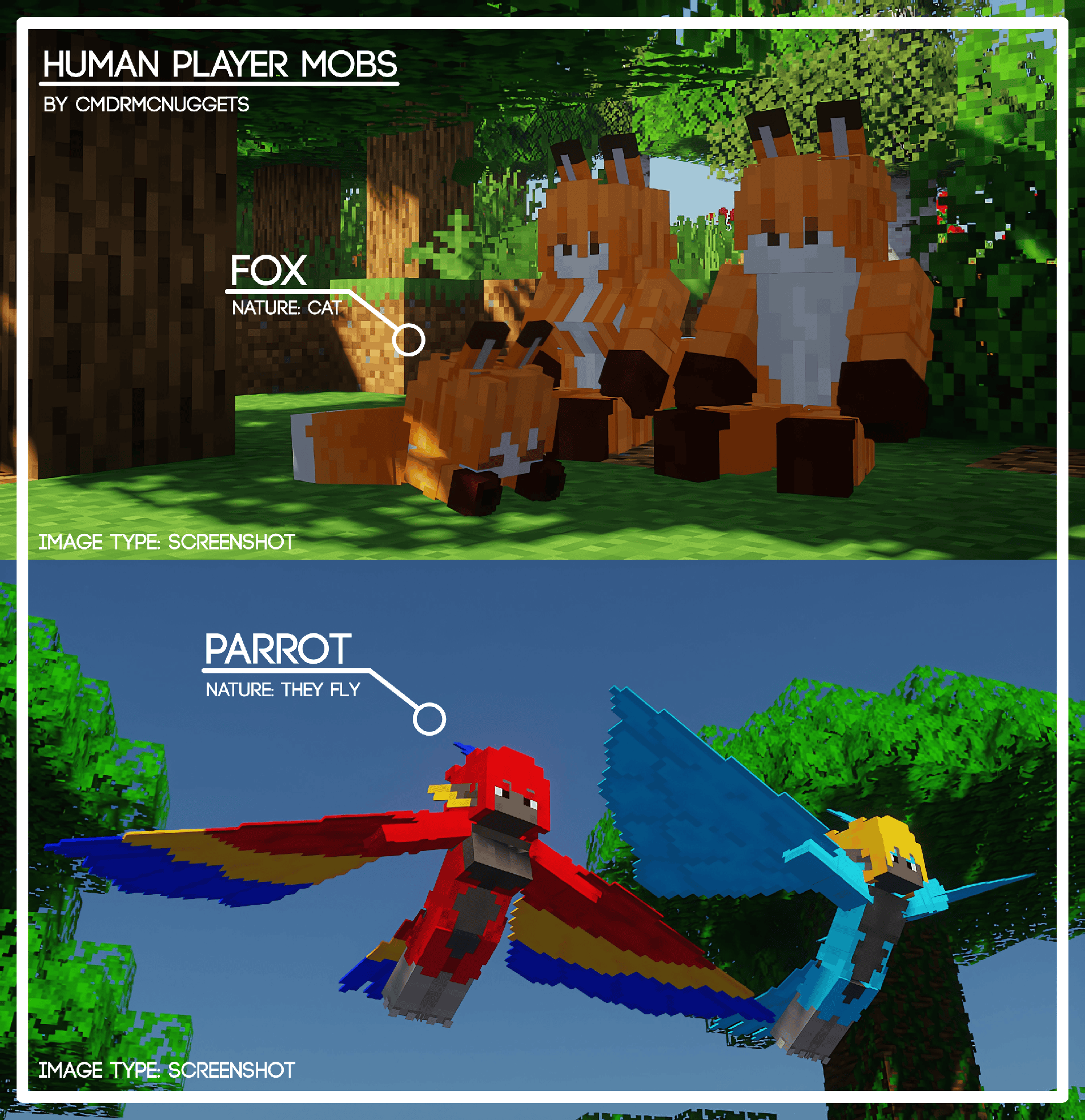 [ Java ] Human Player Mobs - Minecraft Resource Packs - CurseForge