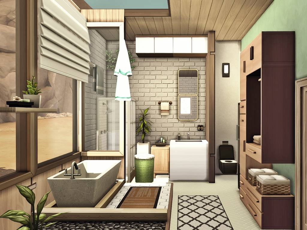Cozy Home 2 - Bathroom - Gallery - The Sims 4 Rooms / Lots - CurseForge