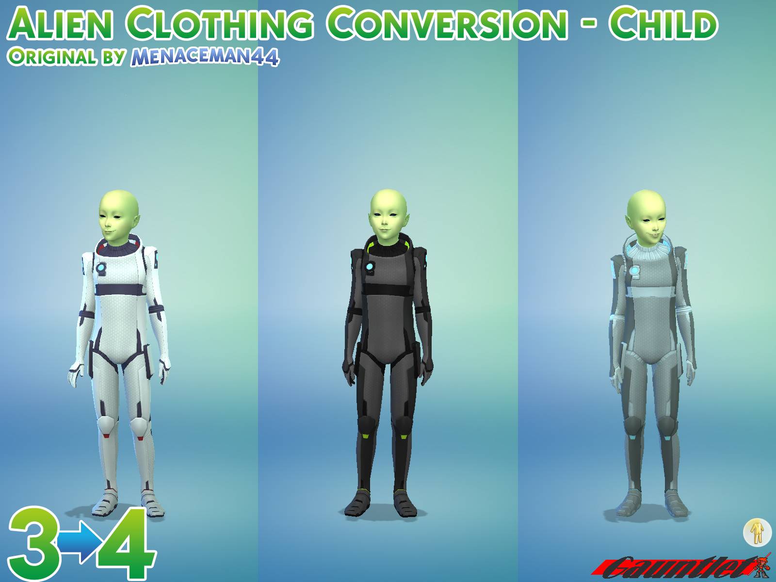 Alien Clothing Conversion - Child - The Sims 4 Create a Sim - CurseForge