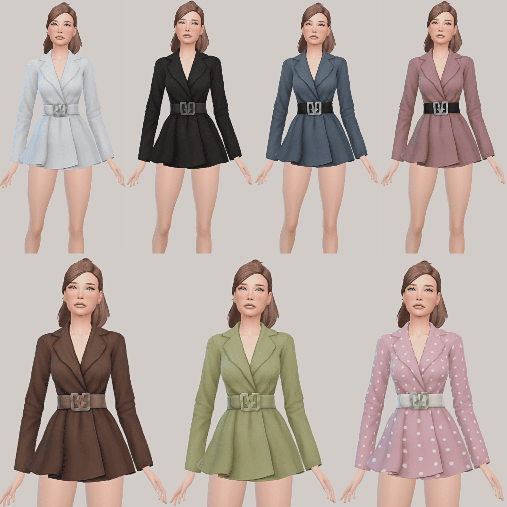 Female Jacket Dress - Gallery - The Sims 4 Create a Sim - CurseForge