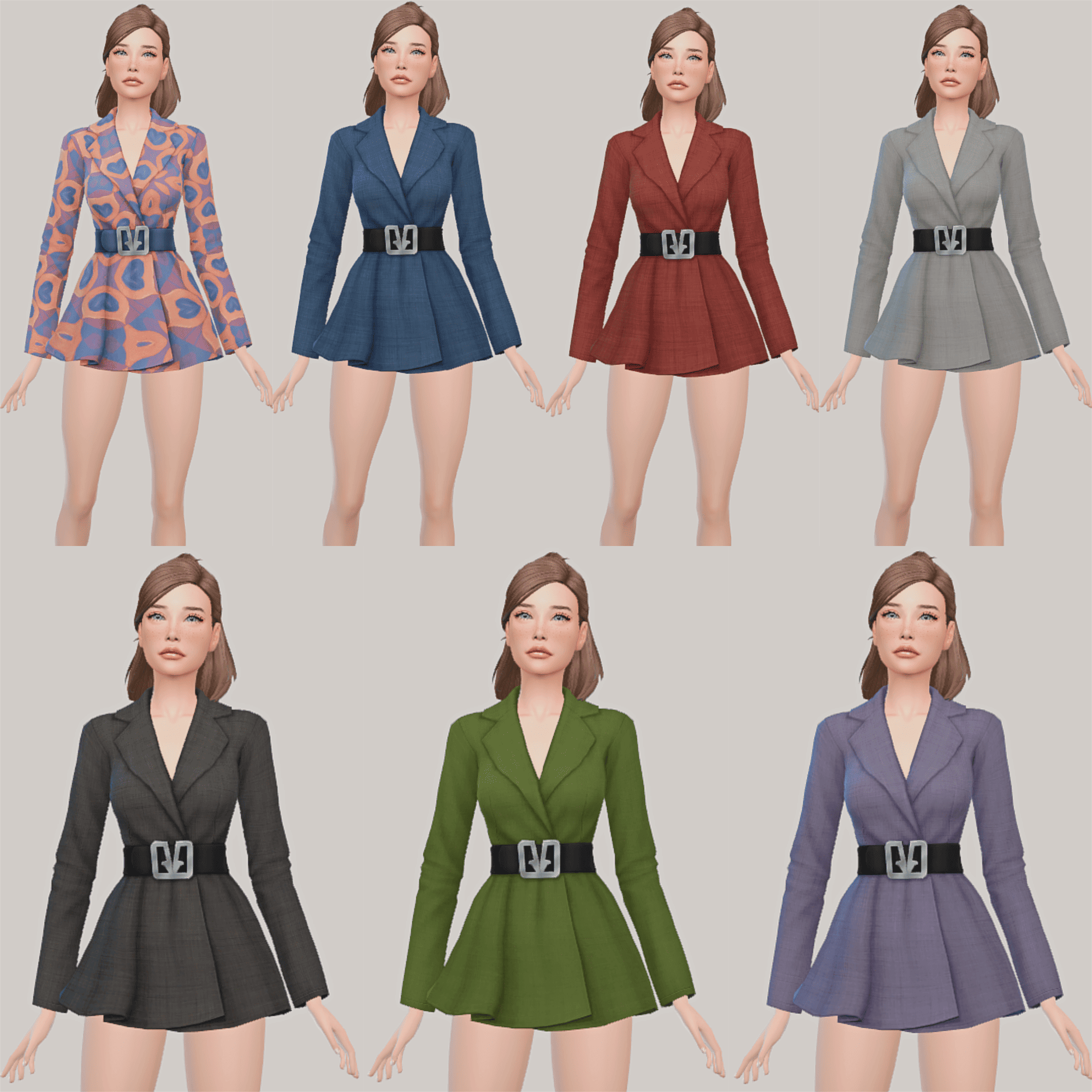 Female Jacket Dress - Gallery - The Sims 4 Create a Sim - CurseForge