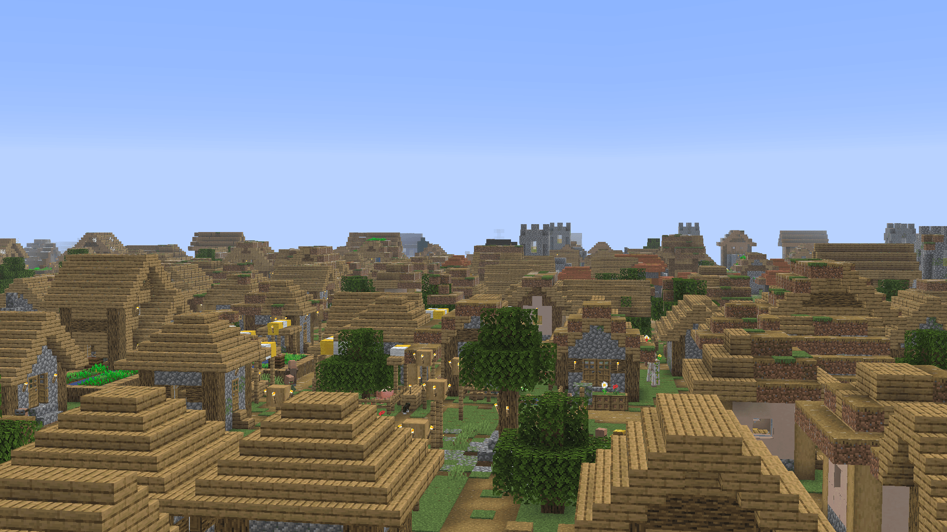 Mega Village - Gallery - Minecraft Worlds - CurseForge