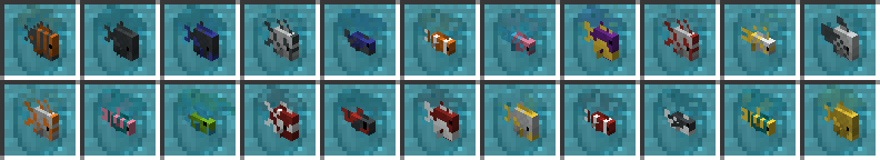 fish bucket variants - Gallery - Minecraft Resource Packs - CurseForge