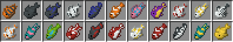 fish bucket variants - Gallery - Minecraft Resource Packs - CurseForge