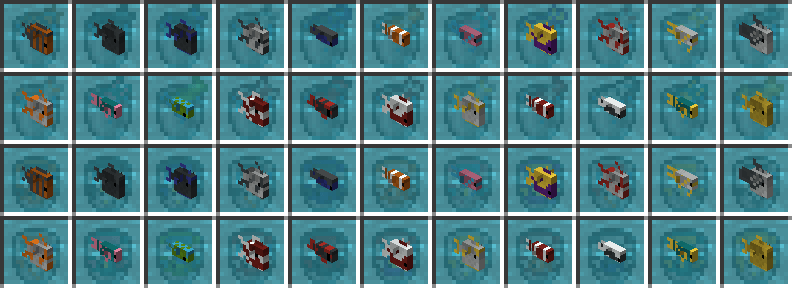 fish bucket variants - Gallery - Minecraft Resource Packs - CurseForge