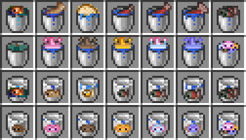 fish bucket variants - Gallery - Minecraft Resource Packs - CurseForge