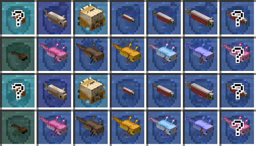 fish bucket variants - Gallery - Minecraft Resource Packs - CurseForge