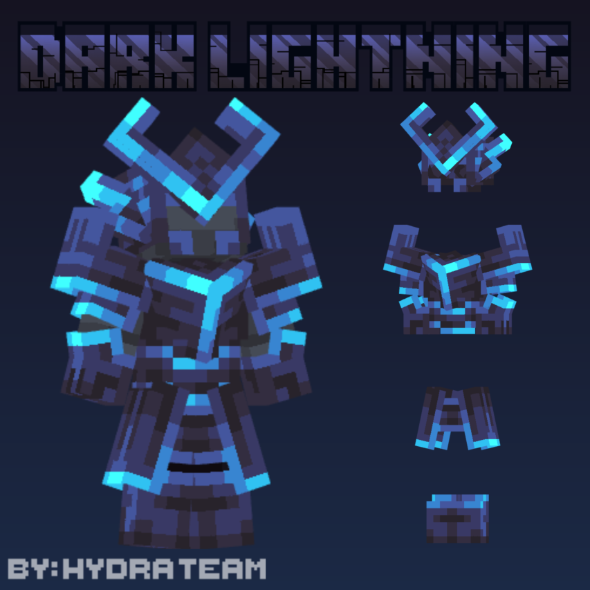 Dark Lightning Armor - Gallery - Minecraft Bedrock Addons - CurseForge