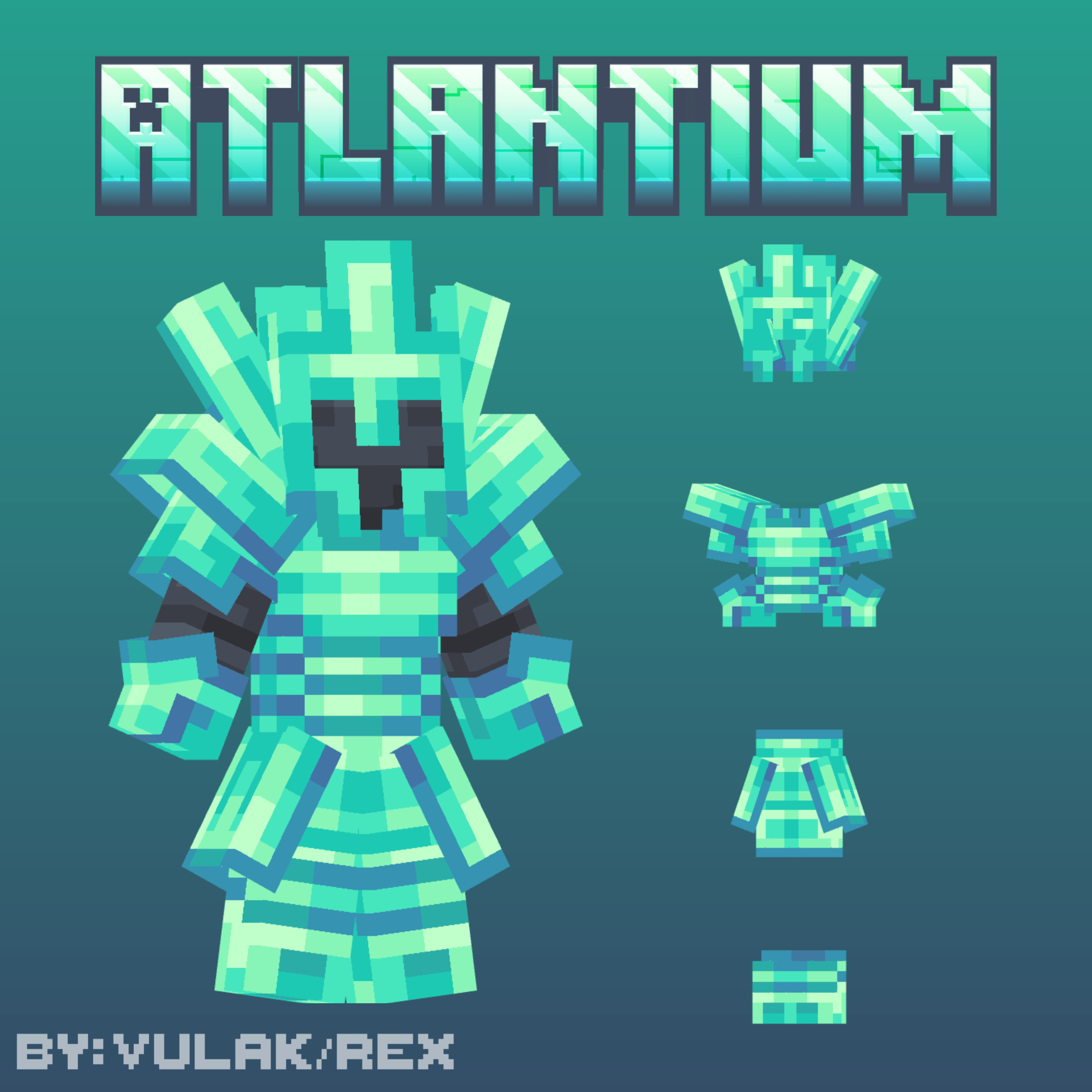 Atlantium Armor - Gallery - Minecraft Bedrock Addons - CurseForge