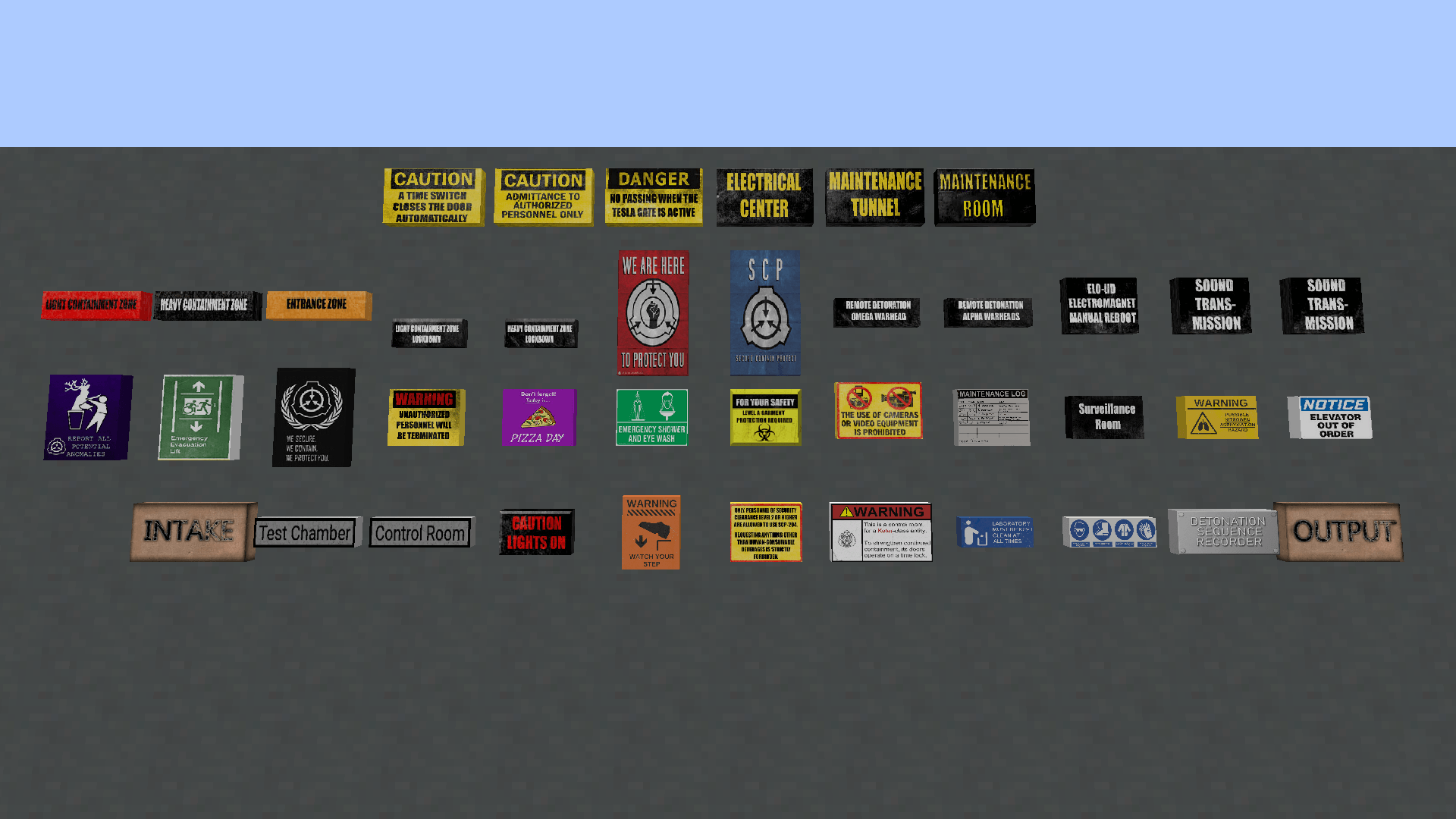 Egorich's SCP Labels - Minecraft Mods - CurseForge