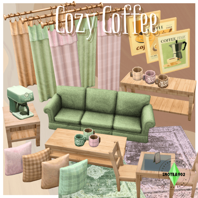 Cozy Coffee - Gallery - The Sims 4 Build / Buy - CurseForge