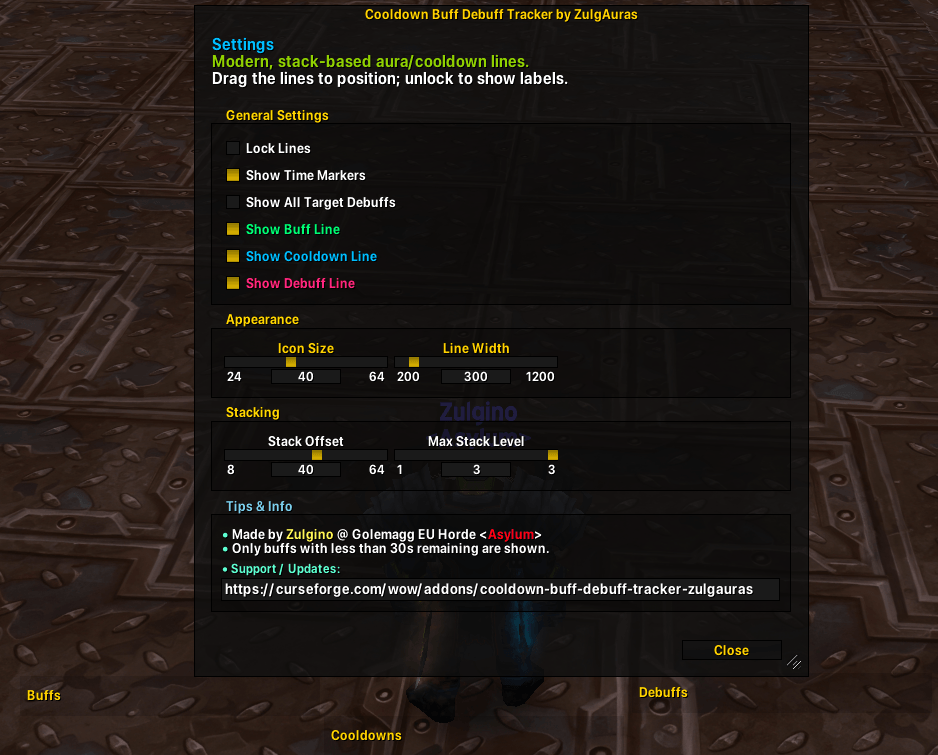 Cooldown Buff Debuff Tracker ZulgAuras - Gallery - World of Warcraft ...