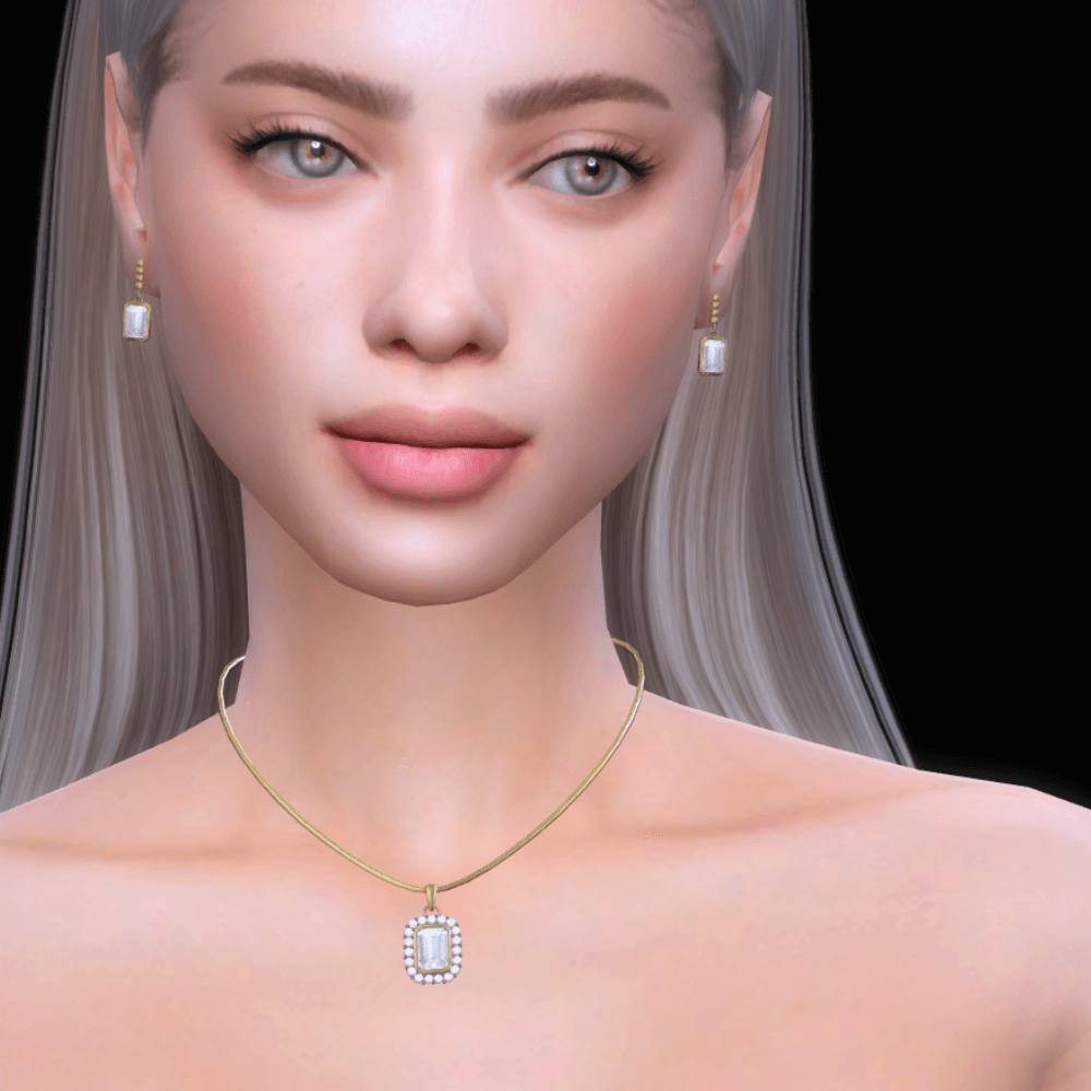 Lilla Diamond Necklace - Gallery - The Sims 4 Create a Sim - CurseForge