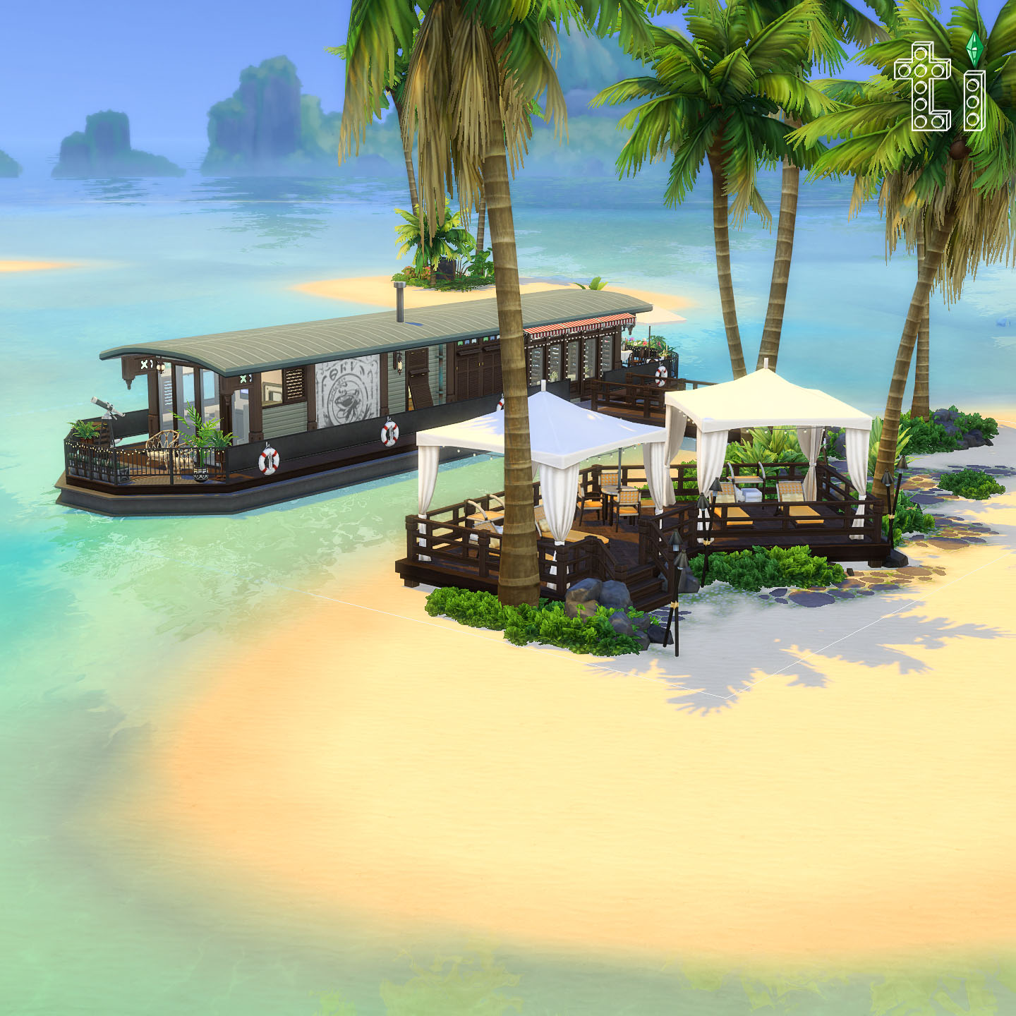 TapeiGuanas - 2025 - Restaurant Sea Shells - Gallery - The Sims 4 Rooms ...